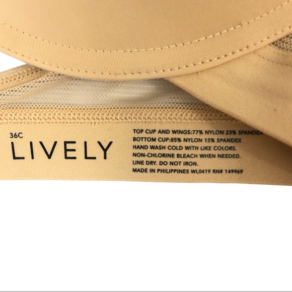 Lively | Intimates & Sleepwear | Lively Allday Deep V Nowire Bra | Poshmark